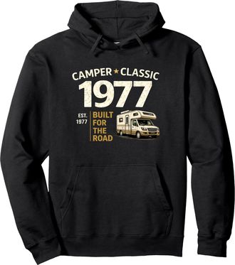 Generic Camper Classic 1977 Built for The Road Pullover Hoodie