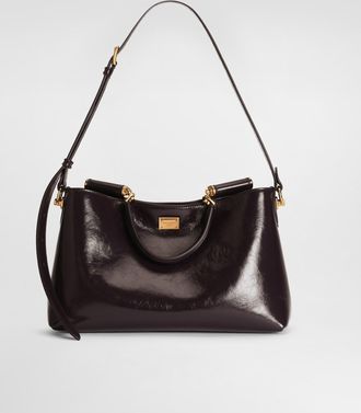 Dolce & Gabbana Medium Vittoria Calfskin Handbag - Frau Schulter- Und Umh&auml;ngetaschen Violett Onesize