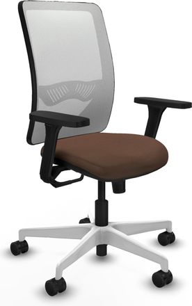 Piqueras y Crespo B&uuml;rodrehstuhl Zulema mit 3D-Armlehnen, h&ouml;henverstellbare Lendenwirbelst&uuml;tze, ausgestattet mit Sincro 3 Positionen und Schneidschaum, mit Rollen von 65