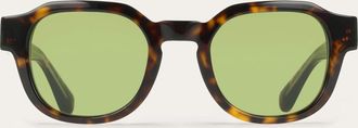Ferragamo Herren Runde Sonnenbrillen Braun