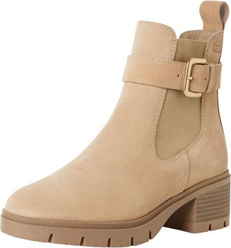 Tamaris Damen Stiefel Leder beige 36