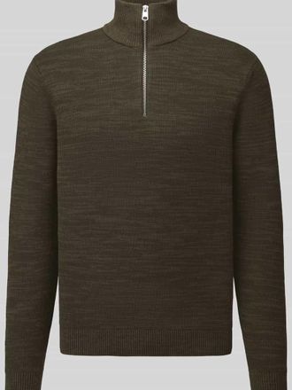 Selected Regular Fit Troyer aus reiner Baumwolle Modell DANE