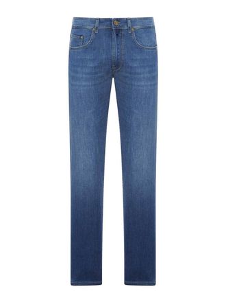 Incotex Jean Droit - Bleu