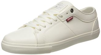 Levi's Damen Woods W. Sneakers, Brilliant White, 45 EU
