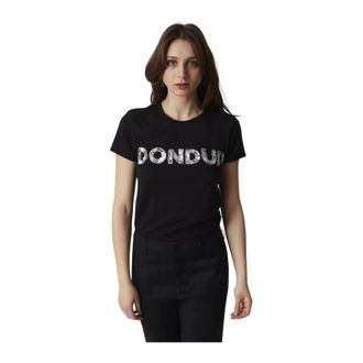 Dondup Casual T-Shirt - - Tops - Damen - Schwarzk - M