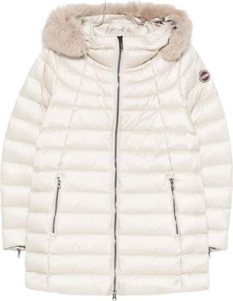 Colmar Femme, Vestes, Beige, Taille: 44 FR Doudoune matelass&eacute;e &agrave; capuche