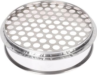 BESTONZON Sieb Edelstahl Rundlochsieb Blaubeersieb Lebensmittelsieb F&uuml;r Heimgebrauch Edelstahlsieb Sieb F&uuml;r Bohnen Und Perlen