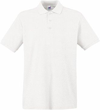 Fruit Of The Loom Polo de qualité supérieure, Blanc (Blanc 000), XL Homme