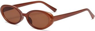 Generic Lunettes De Soleil Dext&eacute;rieur &Agrave; Petite Monture For Femmes, For Les Vacances, For La Conduite Et D&eacute;placements Quotidiens(Brown)