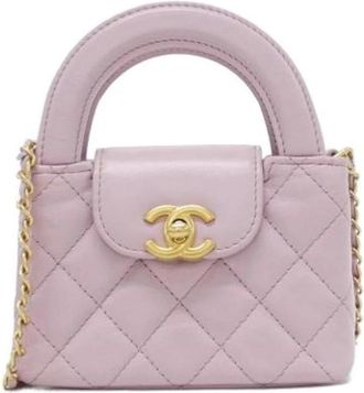 Chanel Sac bandouli&egrave;re vintage doccasion - Femme - Pre-owned - Violet - Taille: ONE Size