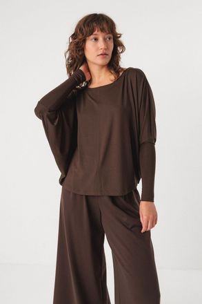 SKFK Damen vegan T-Shirt Zur-8 Braun