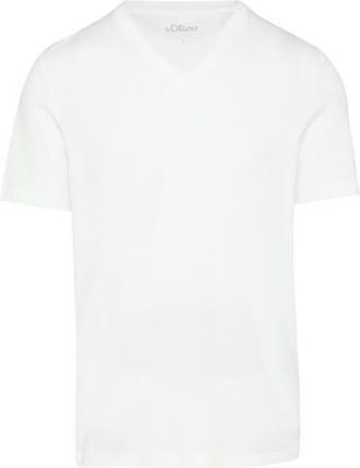 s.Oliver 2157192 T-Shirt &agrave; col en V, 100, L Hommes
