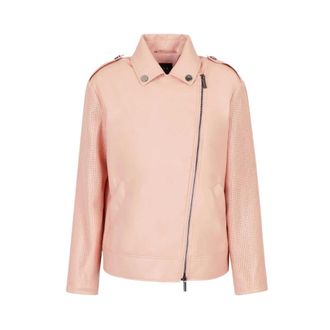 A|X Armani Exchange Femme, Vestes, Rose, Taille: 36 FR Veste Biker Rose pour Femme