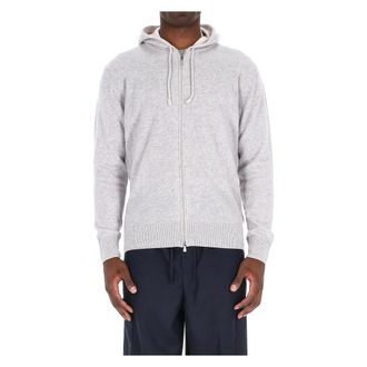 Eleventy Kaschmir Full Zip Pullover Grau - - Sweatshirts & Hoodies - Herren - Grau - S