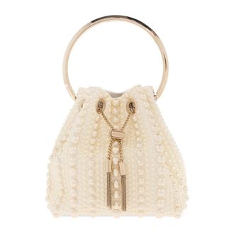 Jimmy Choo London Bon Bon Bucket Schultertasche - - Bags - Damen - Beige - ONE SIZE