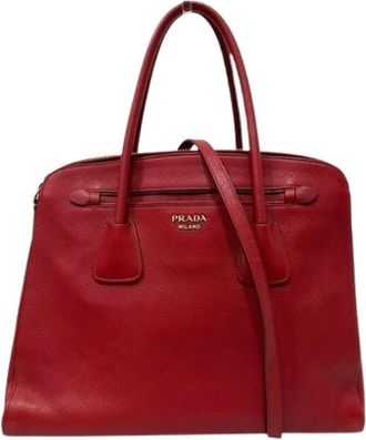 Prada Sac bandouli&egrave;re vintage Pre-owned - Femme - Pre-owned - Rouge - Taille: ONE Size