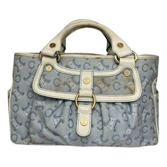 Celine Pre-owned Vintage Canvas Handbag - - Pre-owned - Damen - Blau - ONE SIZE