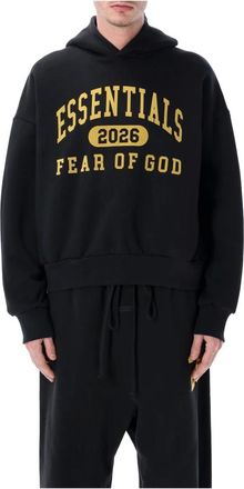 Fear of God Homme, Sweatshirts et sweats &agrave; capuche, Noir, Taille: S Classic Sweat &agrave; capuche