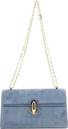 Savette Femme, Sacs, Bleu, Taille: ONE Size Chain Symmetry Pochette
