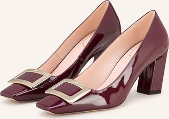 Roger Vivier Lack-Pumps Belle Vivier rot