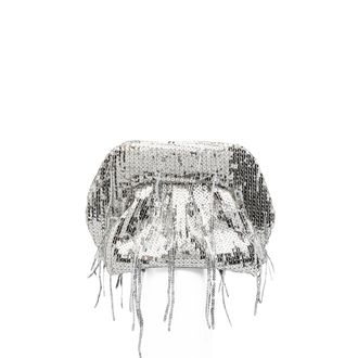 Themoir&egrave; Small Bios Sequin-embellished Fringed Clutch Bag