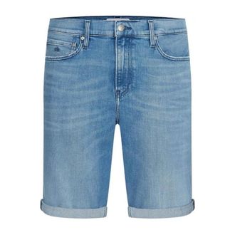 Calvin Klein Slim Fit Leichte Waschung Polyester Bermuda - - Shorts - Herren - Blau - W40