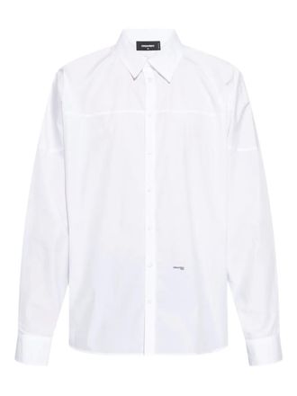 Dsquared2 chemise à empiècements contrastants - Blanc