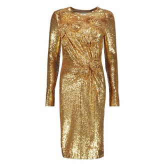 Burberry Kleid mit Strassverzierungen - - Dresses - Damen - Gelb - 2XS