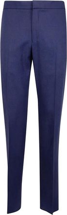Ermenegildo Zegna Homme, Pantalons, Bleu, Taille: XL Pantalon Oasi Lino