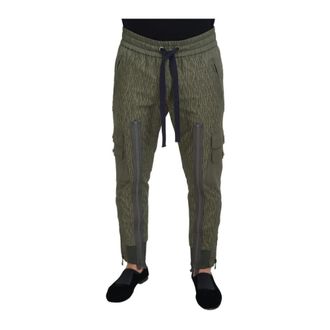 Dolce & Gabbana Slim-fit Hosen - - Trousers - Herren - Gr&uuml;n - M
