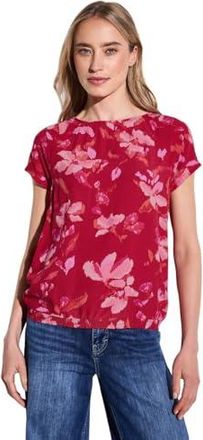 Street One A323168 T-Shirt à Motifs, Glory Red, 44 Femmes
