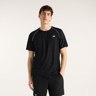 New Balance Homme Tournament Top en Noir/Blanc, Poly Knit, Taille XL