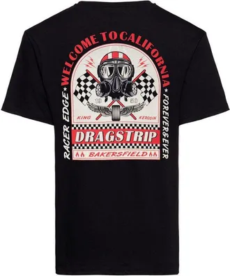 King Kerosin Print-Shirt Dragstrip (1-tlg) mit R&uuml;ckenprint
