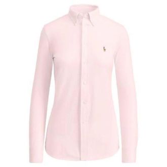 Polo Ralph Lauren Soft Jersey Heidi Shirt - - Blouses & Shirts - Damen - Rosa - L