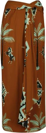 Johanna Ortiz Femme, Jupes, Multicolore, Taille: 34 FR Captivation Wrap Skirt
