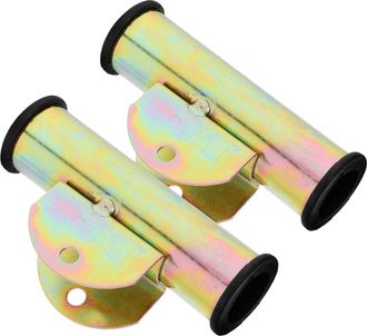 PartyKindom Metall Klappscharnier Ersatzteil für Gartenliegen Strandstuhl Reparatur Kit mit Schrauben Langlebig und Einfach zu Montieren für Klappbaren Liegestuhl