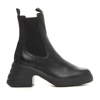 Hogan Femme, Chaussures, Noir, Taille: 38 1/2 EU H618 Chelsea Boot