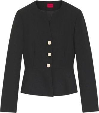 HUGO BOSS Femme, Vestes, Noir, Taille: 38 FR Hugo - Vestes > Blazers