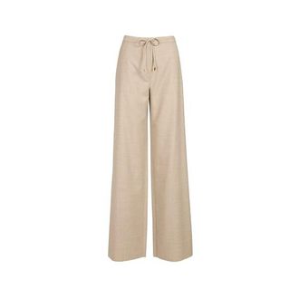 Max Mara Pantalon tailleur ample uni