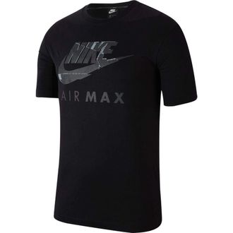 Nike Nike Air Max kurzärmliges Herren-T-Shirt Gr. S, Schwarz