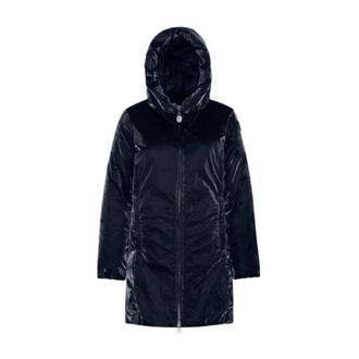 Invicta Lange Daunenjacke mit Schimmerndem Stoff - - Jackets - Herren - Blau - XS