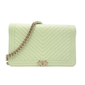 Chanel Sac bandouli&egrave;re vintage Pre-owned - Femme - Pre-owned - Vert - Taille: ONE Size