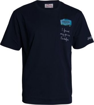 MC2 Saint Barth Homme, Tops, Bleu, Taille: XL Austin T-Shirt