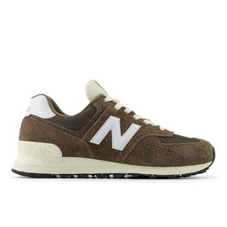 New Balance Unisex U574v1 Sneaker, Dark Mushroom/Angora, 12 US Men