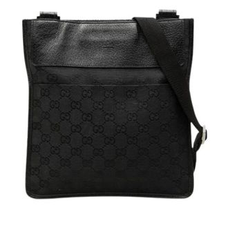Gucci Sac bandouli&egrave;re vintage en toile Pre-owned - Femme - Pre-owned - Noir - Taille: ONE Size