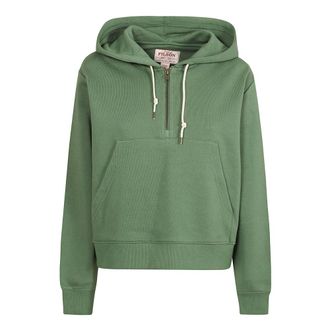 Filson Femme, Sweatshirts et sweats &agrave; capuche, Vert, Taille: 38 FR French Terry Half-Zip Sweat &agrave; capuche