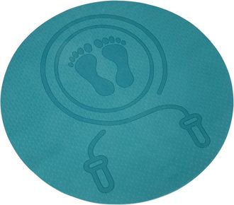 Pretyzoom Tpe Anti rutsch Sprungmatte Dicke Schockabsorbierende Fitnessmatte f&uuml;r Zuhause Ger&auml;uschd&auml;mpfende Trainingsmatte Yoga Pilates Multifunktionale Gymnasti