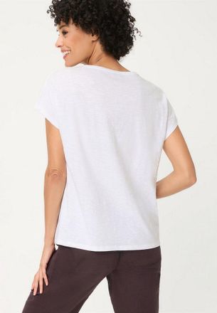 Olsen T-Shirt mit Placement-Print und Rundhalsausschnitt