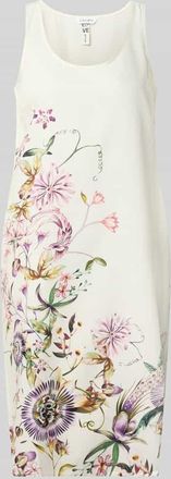 Zabaione Knielanges Kleid aus Leinen-Baumwoll-Mix Modell Ma44rwa