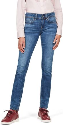 G-Star G-Star Damen Midge Straight Jeans, Mehrfarben (medium indigo aged D07145-8968-6028), 30W / 32L